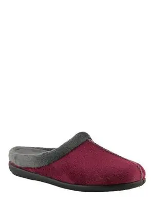 SPRING STEP SHOES Aushana Faux Fur Mule Slipper - Bordeaux Multi