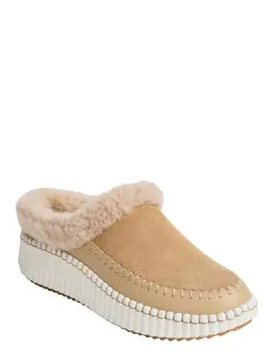 Jack Rogers Josie Faux-fur Sneakers - Cafe Au Lait