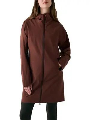 LOLE Element Long Windproof Rain Jacket Sienna