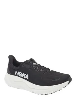 HOKA Arahi 8 Stability Running Shoe Black/white