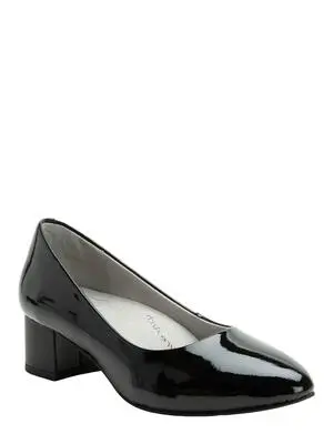 ALEGRIA BY PG LITE Lisah Almond Toe Pump - Black Patent