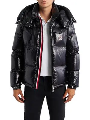Moncler Montbeliard Short Down Jacket Black
