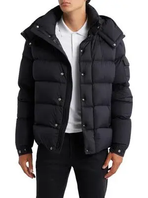 Moncler Maya 70 Hooded Quilted Down Jacket - Black