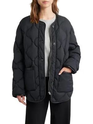 Rag & Bone Tatiana Quilted Down And Feather Filled Jacket - Black