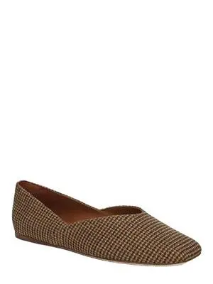 Franco Sarto Adalina Ballerina Flat Mustard Brown