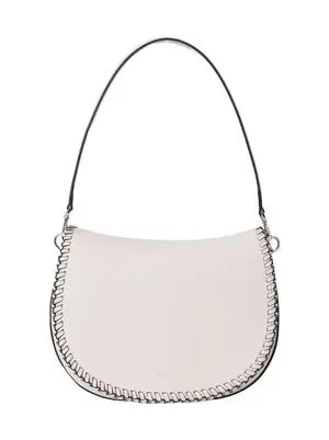 ORYANY Leather Saddle Bag - Vanilla Cream