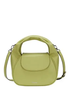 ORYANY Anaan Leather Top Handle Tote - Sweet Green