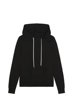 Rick Owens Drawstring Terrycloth Hoodie - Black