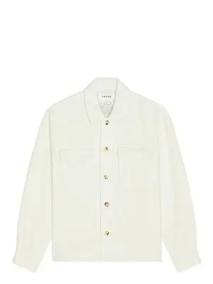 FRAME Tweed Overshirt - Warm White