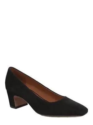 Franco Sarto Salino Square Toe Pump Black