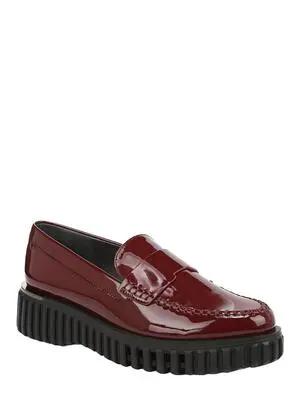 Franco Sarto Platform Loafer - Oxblood Red