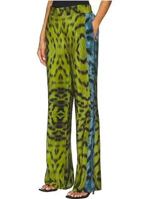 MUMA WORLD Printed Silk Pant