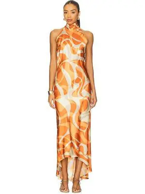 Misa Fiore Dress - Abstract Summer Shade