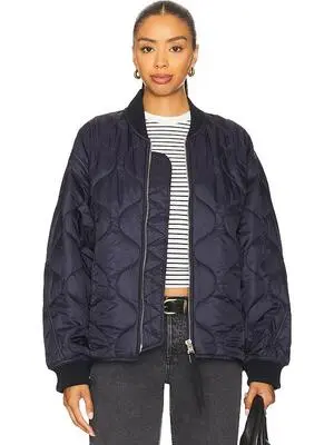 AGOLDE Isla Quilted Jacket - Ink