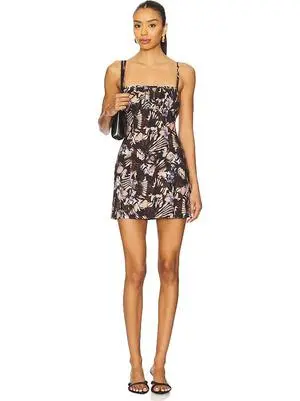 Free People Kerri Mini Dress - Midnight Combo