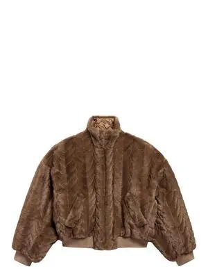 Balenciaga Cropped Jacket - Brown