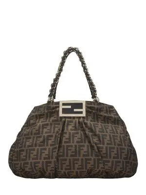 Fendi Zucca Canvas Mia - Brown