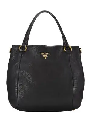PRADA Vitello Daino Convertible Tote