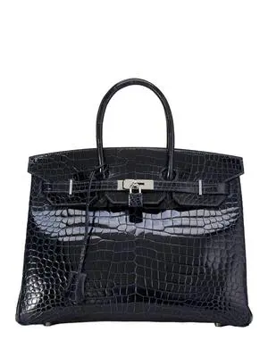 HERMÈS Hermès Crocodile Porosus Lisse Birkin 35