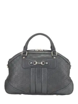 Gucci Gucci Guccissima Catherine Dome Handbag Navy