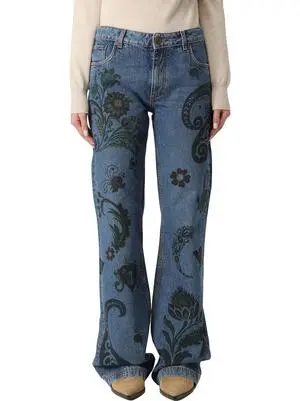 ETRO Printed Flare Jeans