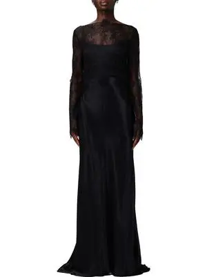 Alberta Ferretti Maxi Dress - Black