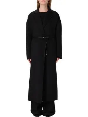 Agnona Tailored Overcoat - Black