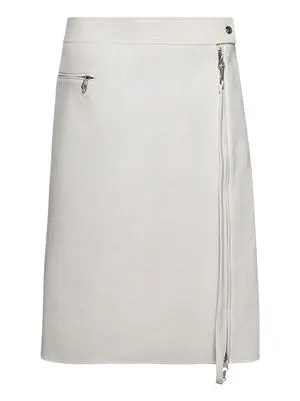 COURREGES Zipped Vinyl Skirt - White