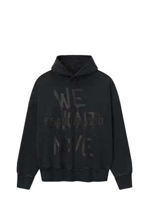 Fear Of God We Won't Move' Hoodie - Black