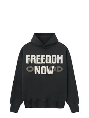Fear Of God Freedom Now Hooded Sweatshirt - Black