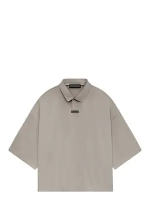 Fear Of God Pique Cropped Polo - Grey