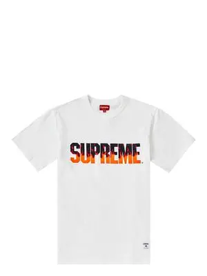 Supreme Printed Short-sleeve Top - White