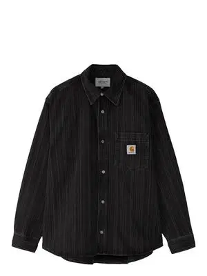 Carhartt Work In Progress Rylan Stripe Shirt Jacket - Black