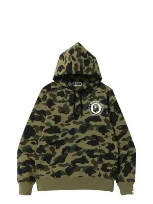 A BATHING APE 1st Camo Kanji Pullover Hoodie - Green