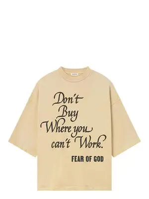 Fear Of God Freedom Now Tee - Brown