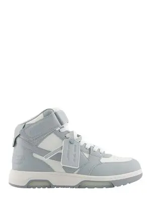Off-White Out Of Office Mid Top Sneakers - Grey