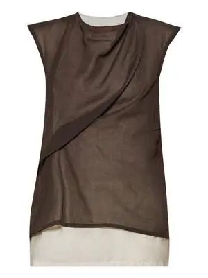 THE ROW Inawa Top - Brown