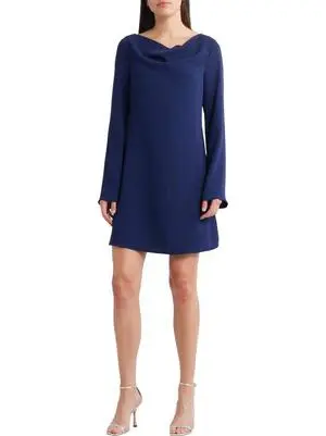 Sam Edelman Long Sleeve Minidress - Navy