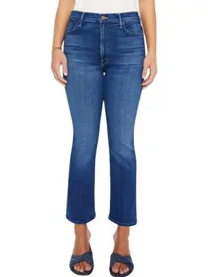 MOTHER The Hustler High Waist Ankle Bootcut Jeans - Taking Chances