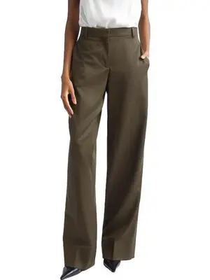 STELLA MCCARTNEY Wide-Leg Wool Trousers