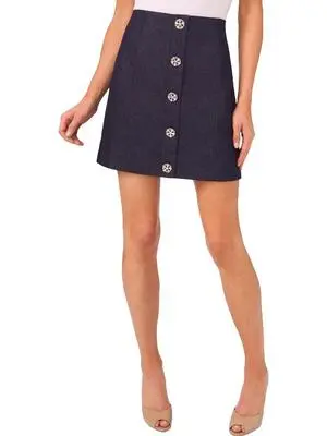 CECE DUPRAZ Denim Miniskirt - Classic Navy