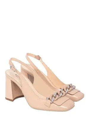NEROGIARDINI Chain Slingback Pumps
