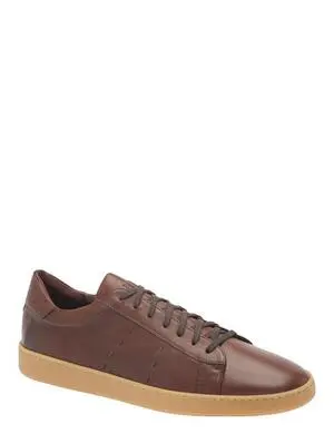 Eleventy Leather Low Top Sneaker - 25 Cocoa