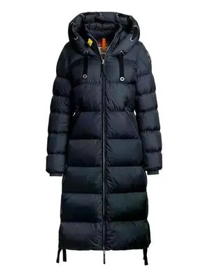 PARAJUMPERS Panda Hooded Long Puffer Coat - Blue