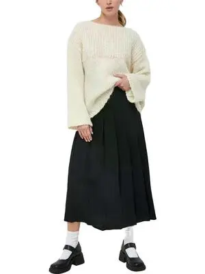 LOVECHILD Wide-Sleeve Wool Sweater