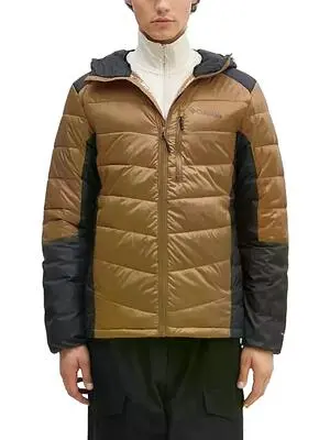 Columbia Labyrinth Loop™ Quilted Hooded Jacket - Brown