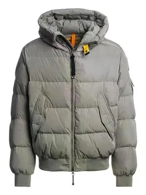 PARAJUMPERS Hooded Quilted Jacket - Grey