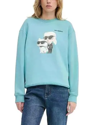 Karl Lagerfeld Graphic Print Sweatshirt - Blue
