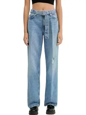 Hugo Belted Jeans - Blue