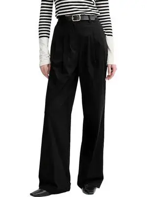 Marc O'polo Pleated Trousers - Black